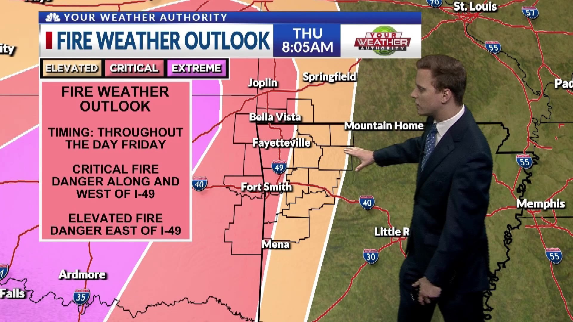 Breaking Down Critical Fire Danger Expected Friday – Josh Rugger 3/13 ...