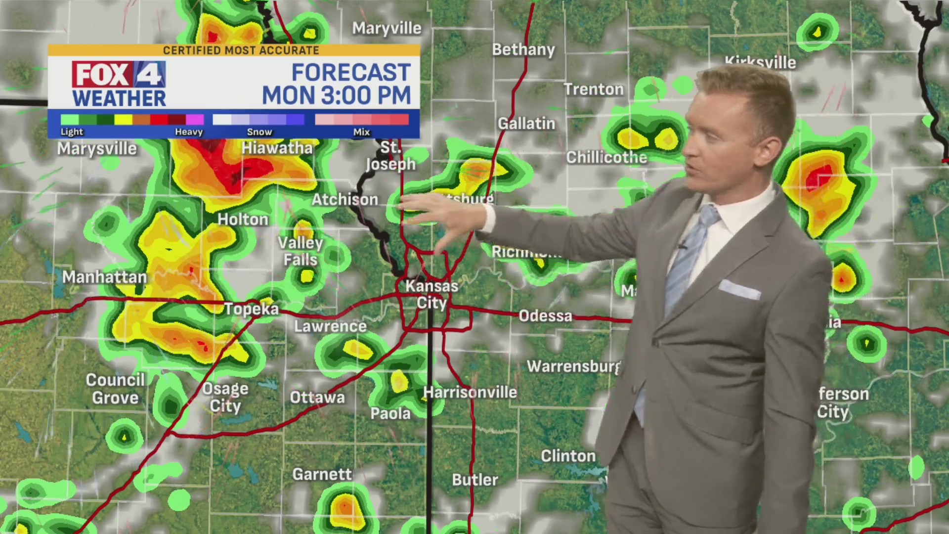 Sunday night forecast – FOX 4 Kansas City WDAF-TV | News, Weather, Sports