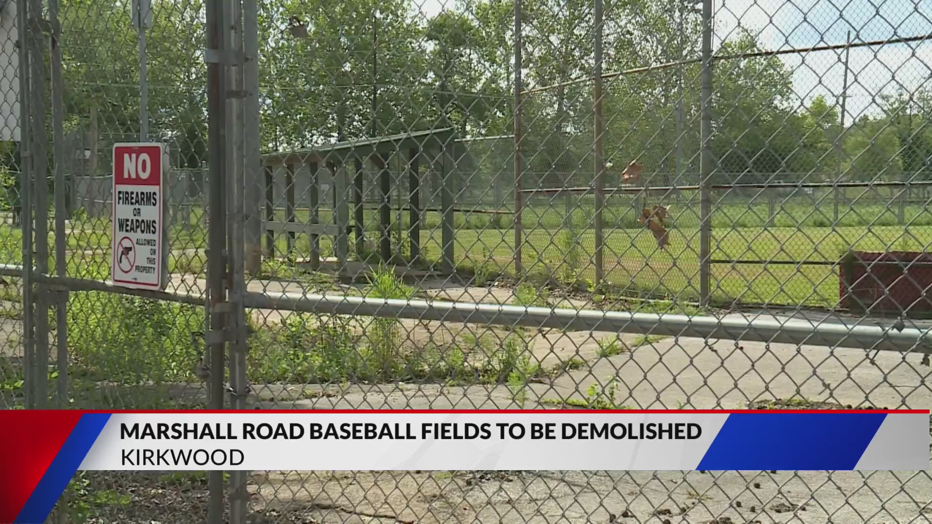 Kirkwood baseball field planned for demolition – FOX 2