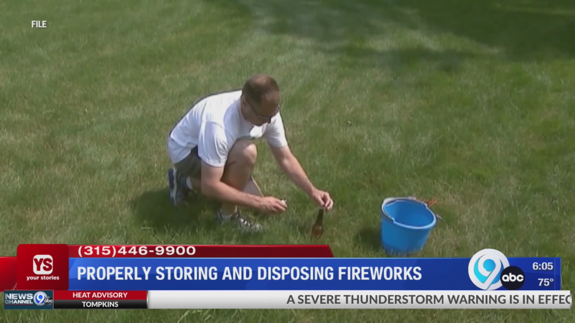 Properly storing and disposing of fireworks – WSYR