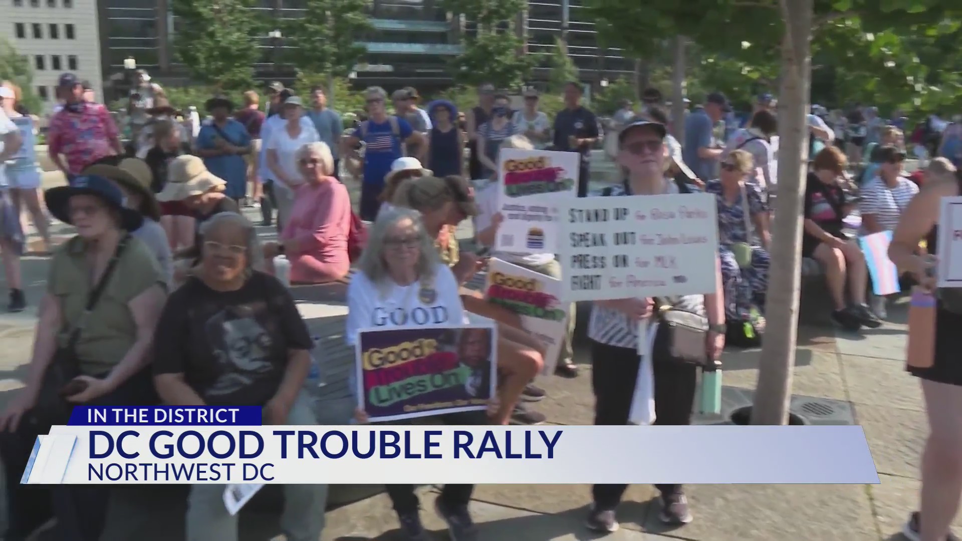 Hundreds march in DC for ‘Good Trouble’ protest – DC News Now | DC ...