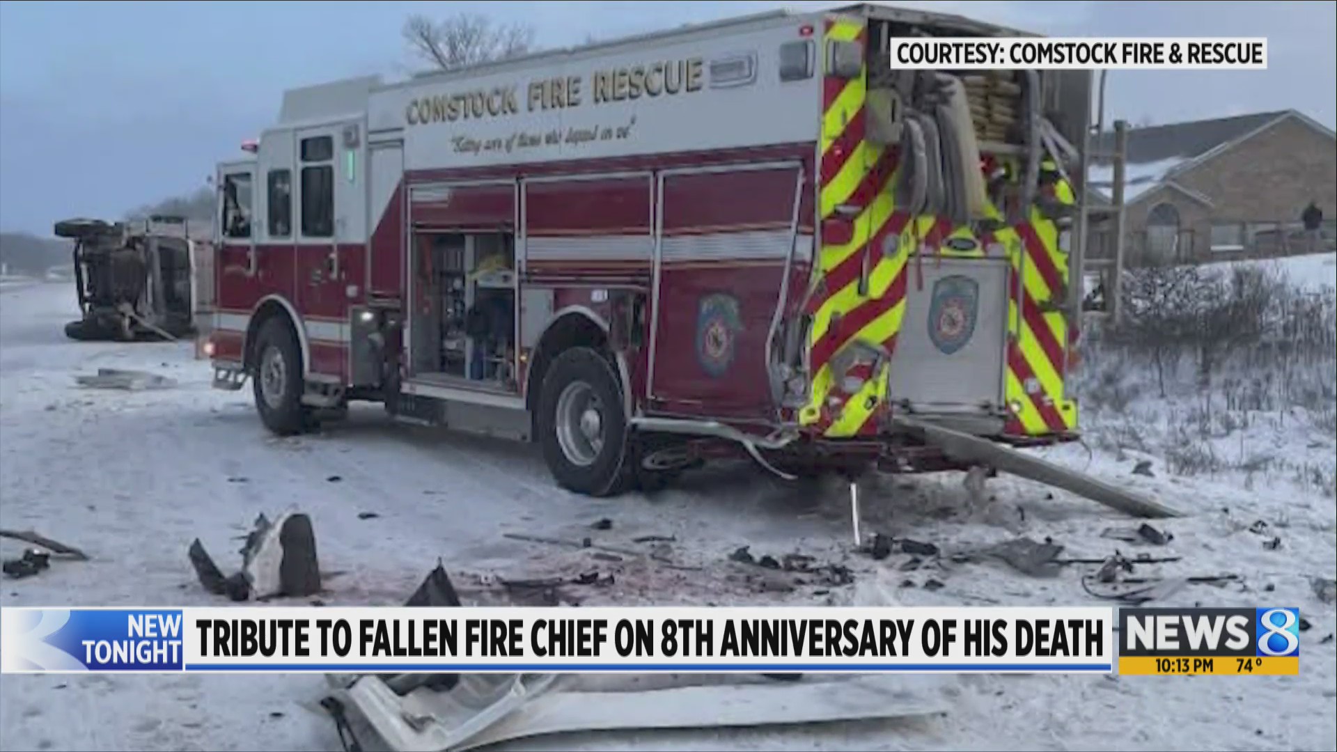 Tribute to fallen fire chief on 8th anniversary of his death – WOODTV.com
