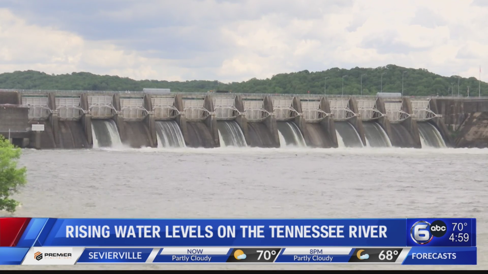 Rising water levels on the Tennessee River – WATE 6 On Your Side