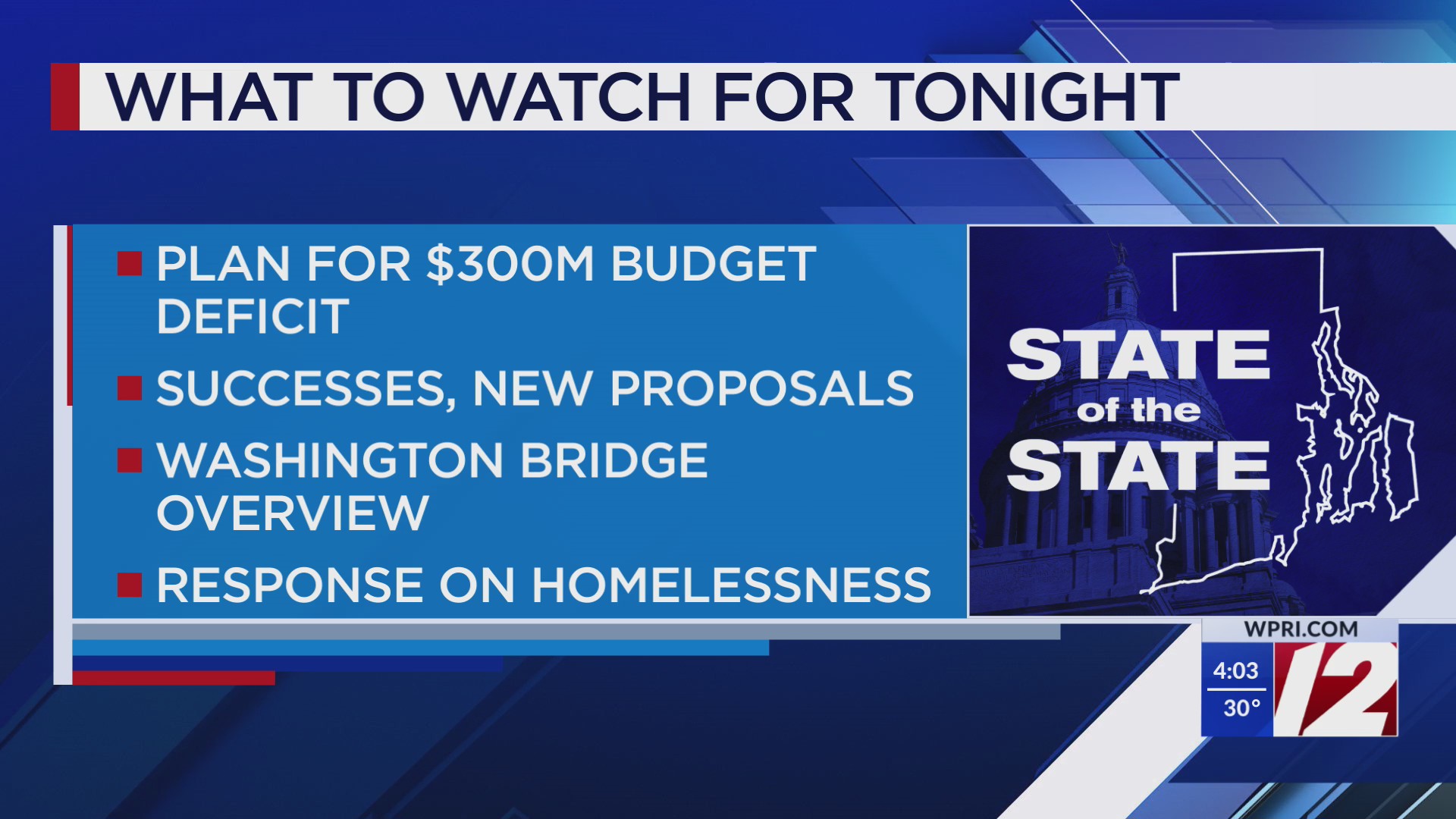 12 News Politics Editor Ted Nesi previews Governor McKee’s State of the ...