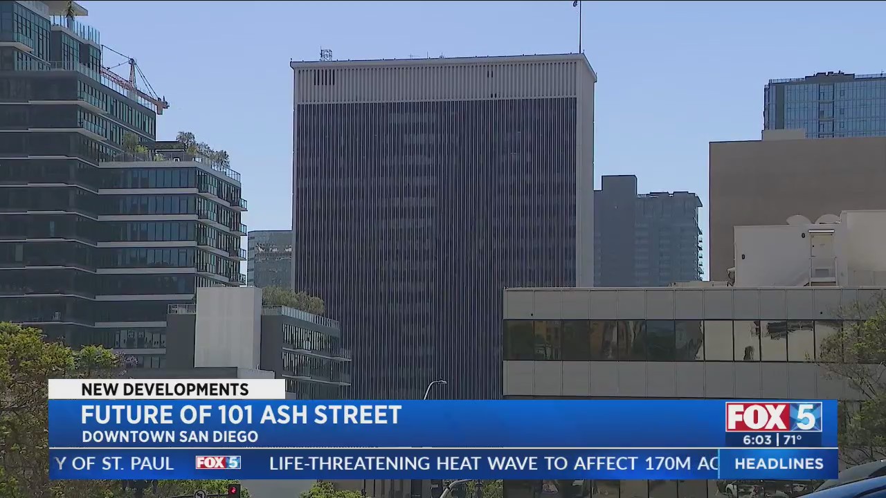 San Diego City Council votes on future of 101 Ash St. building – FOX 5 ...