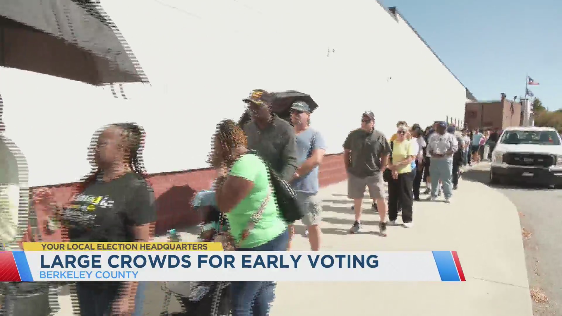 Large crowds for early voting – WCBD News 2