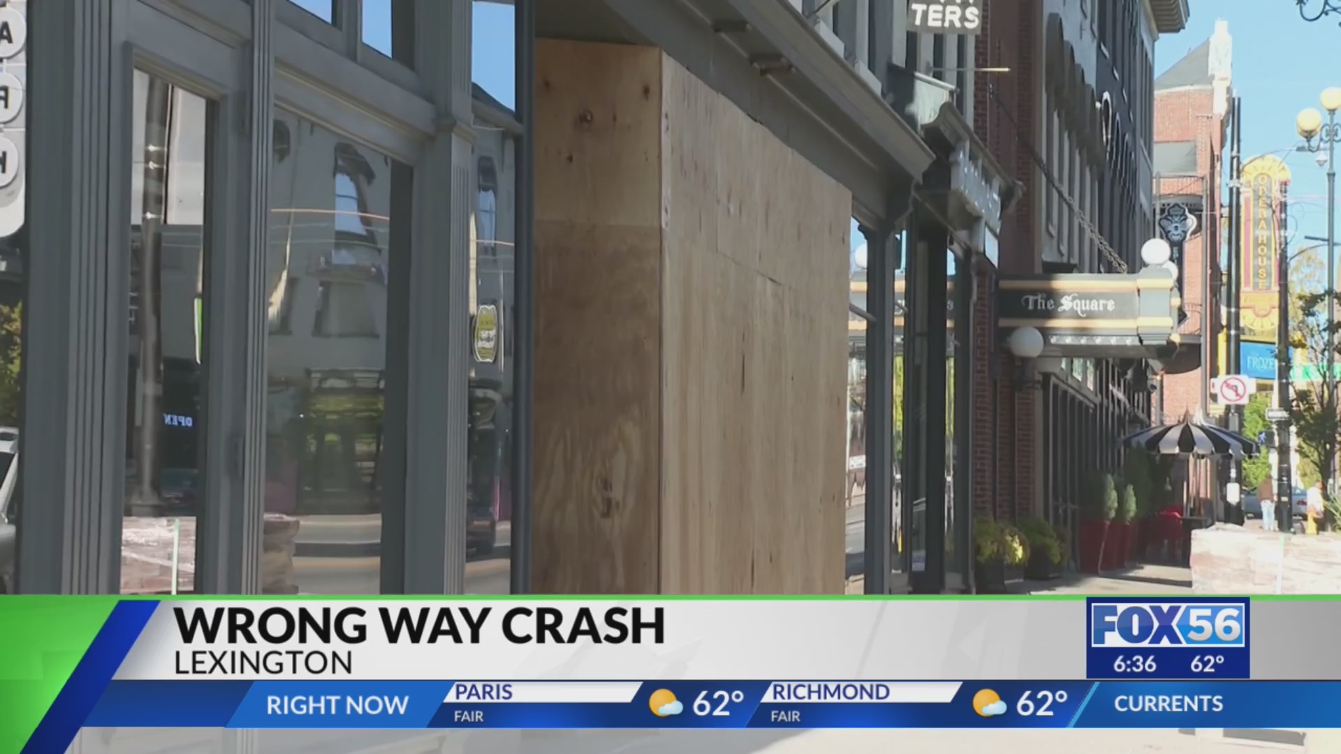 Car driving wrong way crashes into Lex Tran bus downtown – FOX 56 News