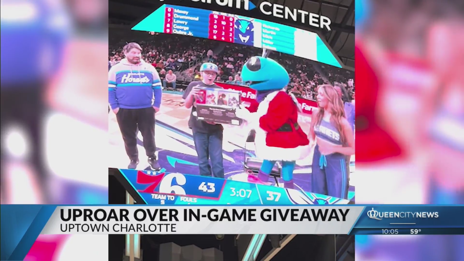 Charlotte Hornets apologize after PS5 taken from 13-year-old after on ...