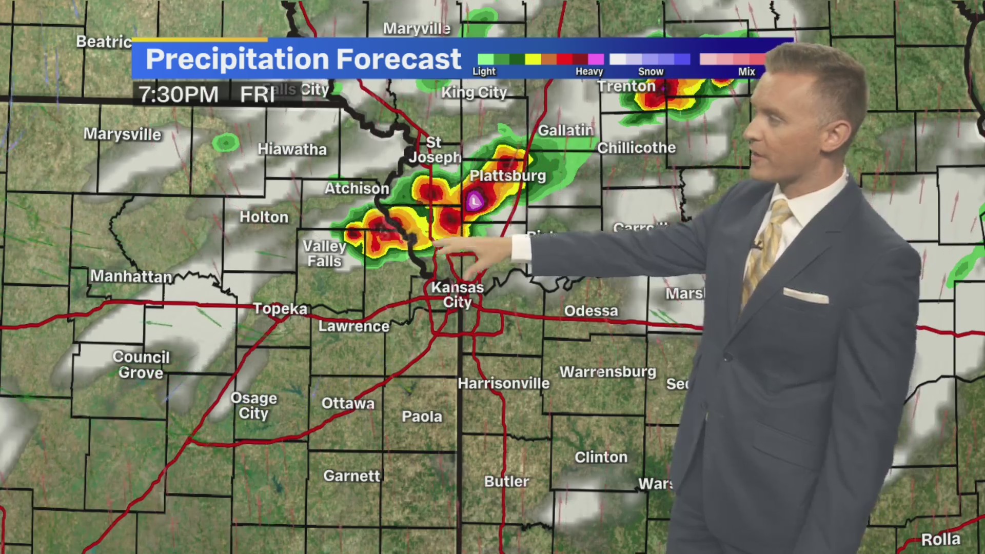 Friday afternoon forecast – FOX 4 Kansas City WDAF-TV | News, Weather ...