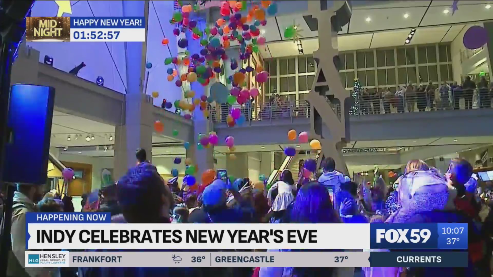Indianapolis rings in the new year – Fox 59