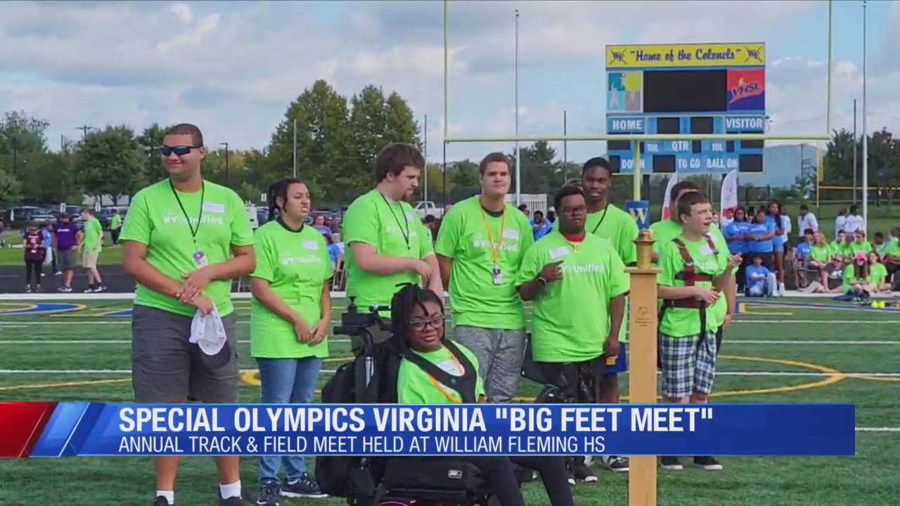 Special Olympics Virginia hosts ‘Big Feet Meet,’ at William Fleming ...