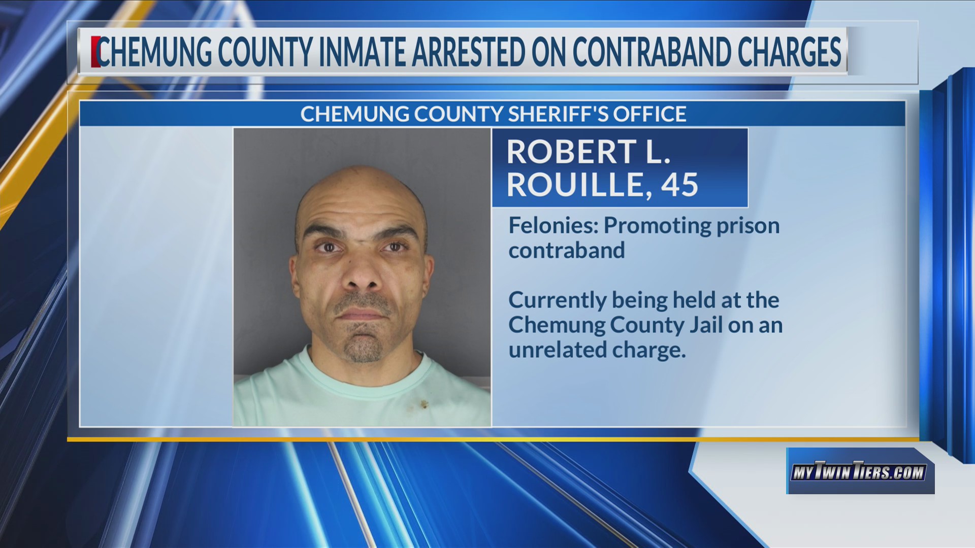 Chemung County inmate arrested on contraband charges – WETM ...