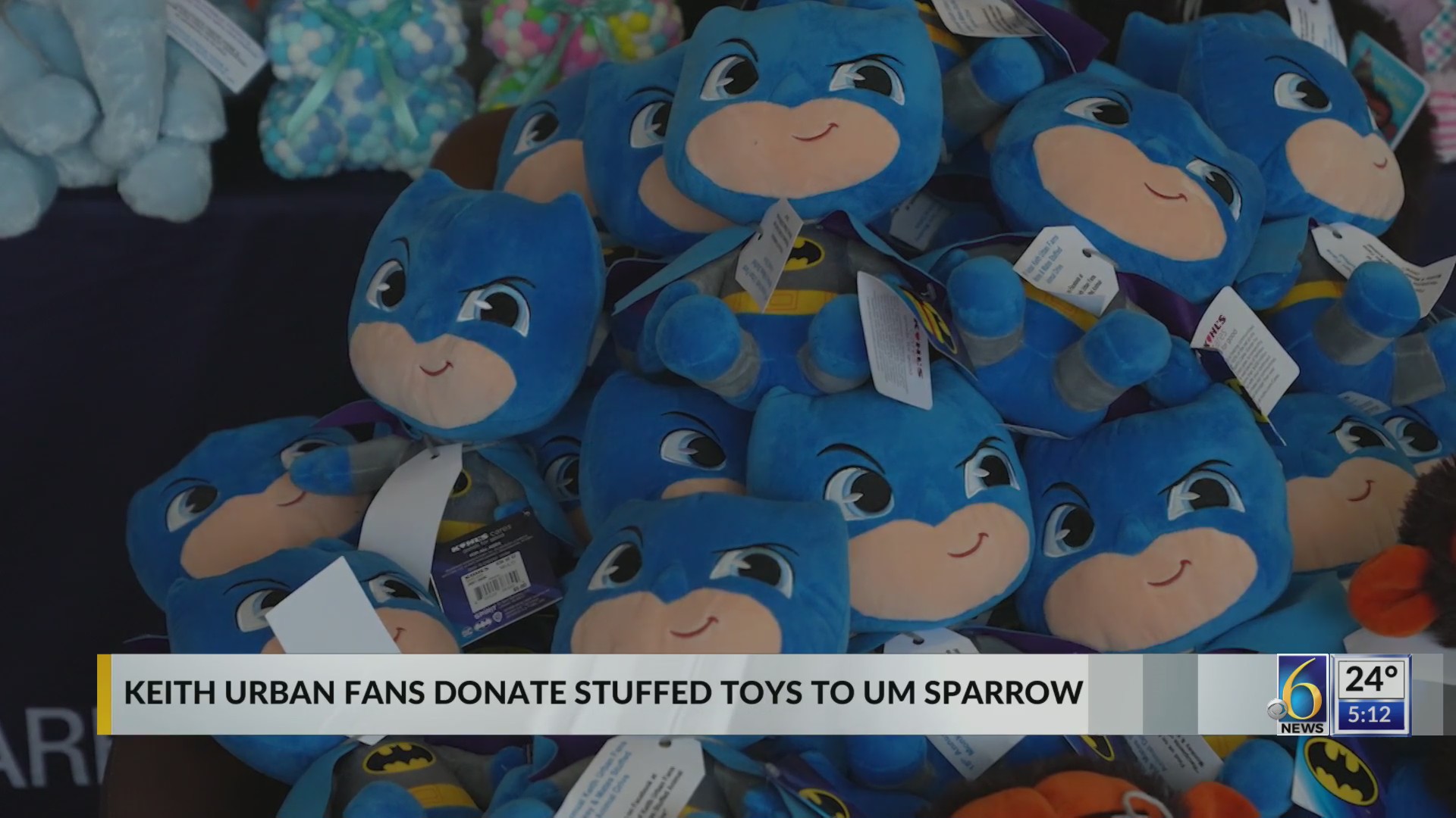 Keith Urban fans donate 1,200 stuffed animals to UMH-Sparrow – WLNS 6 News