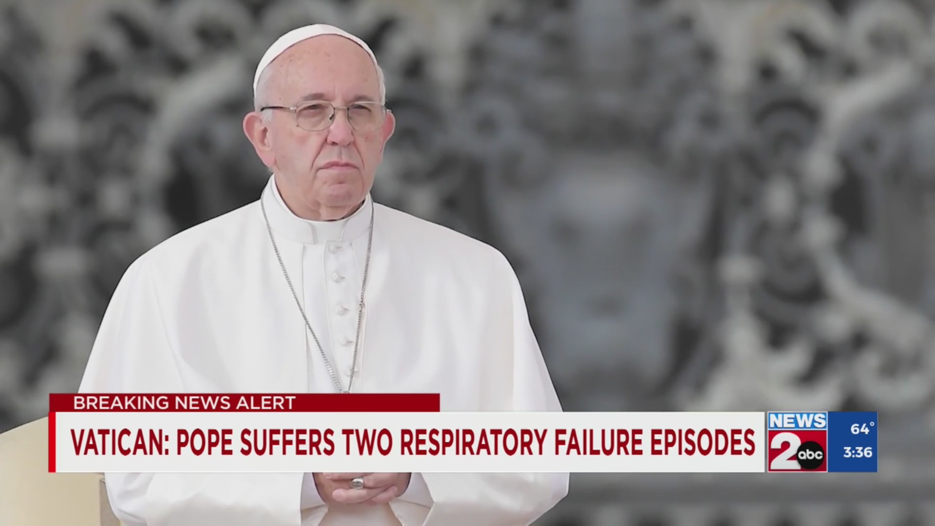 Vatican: Pope Francis suffers two respiratory failure episodes – WKRN News 2