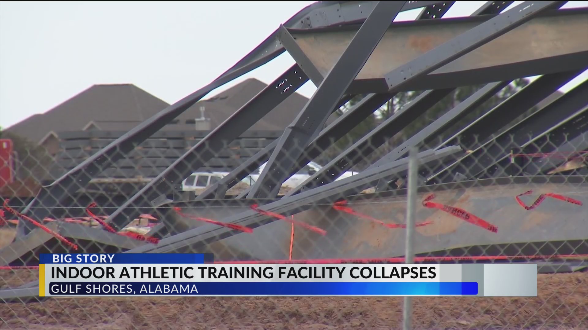 Gulf Shores High School indoor athletic training facility collapses ...