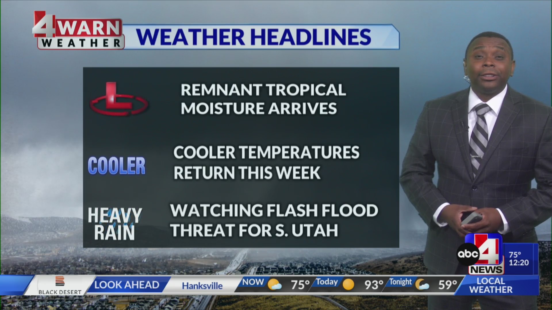 Cooler temperatures return to Utah this week, but flash flood potential ...