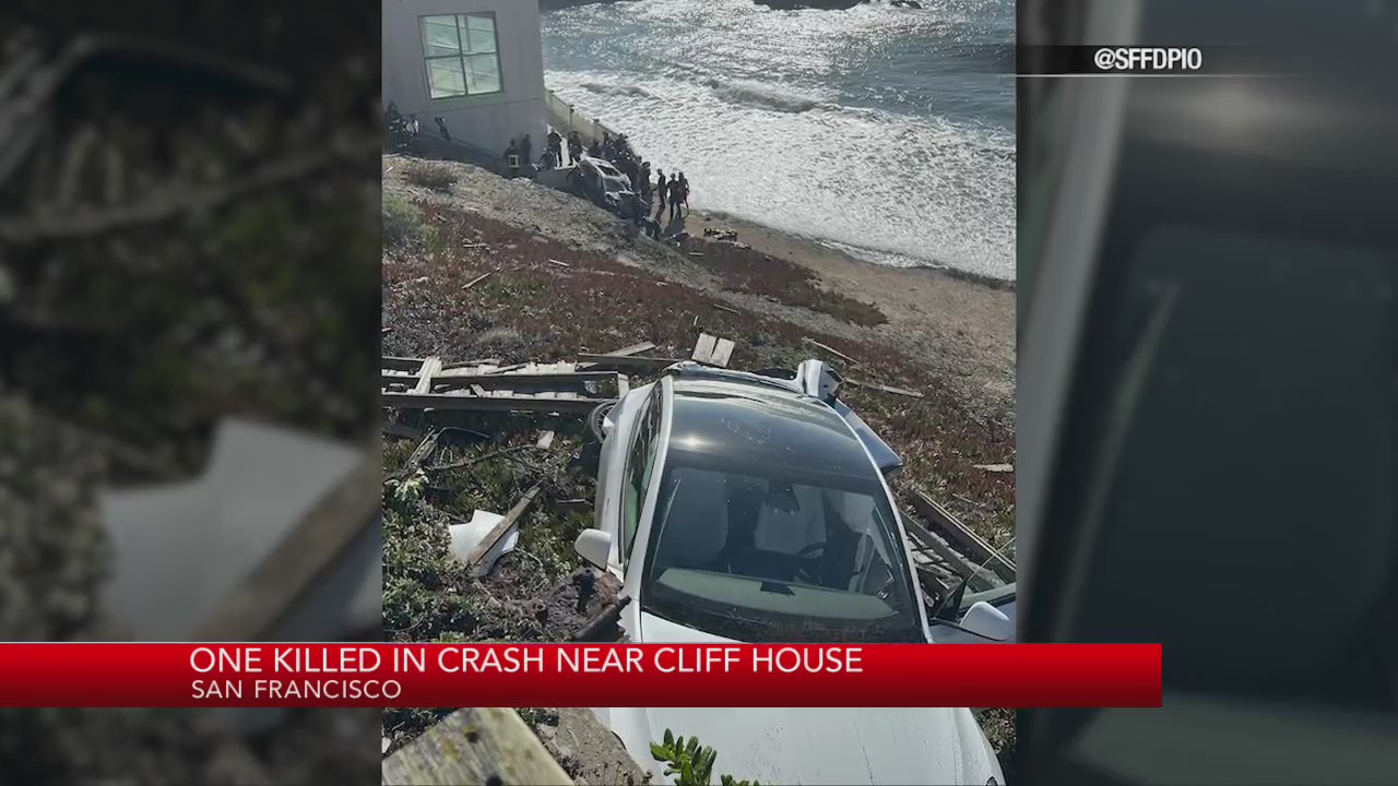 Driver killed after cars go over cliff near Cliff House – KRON4