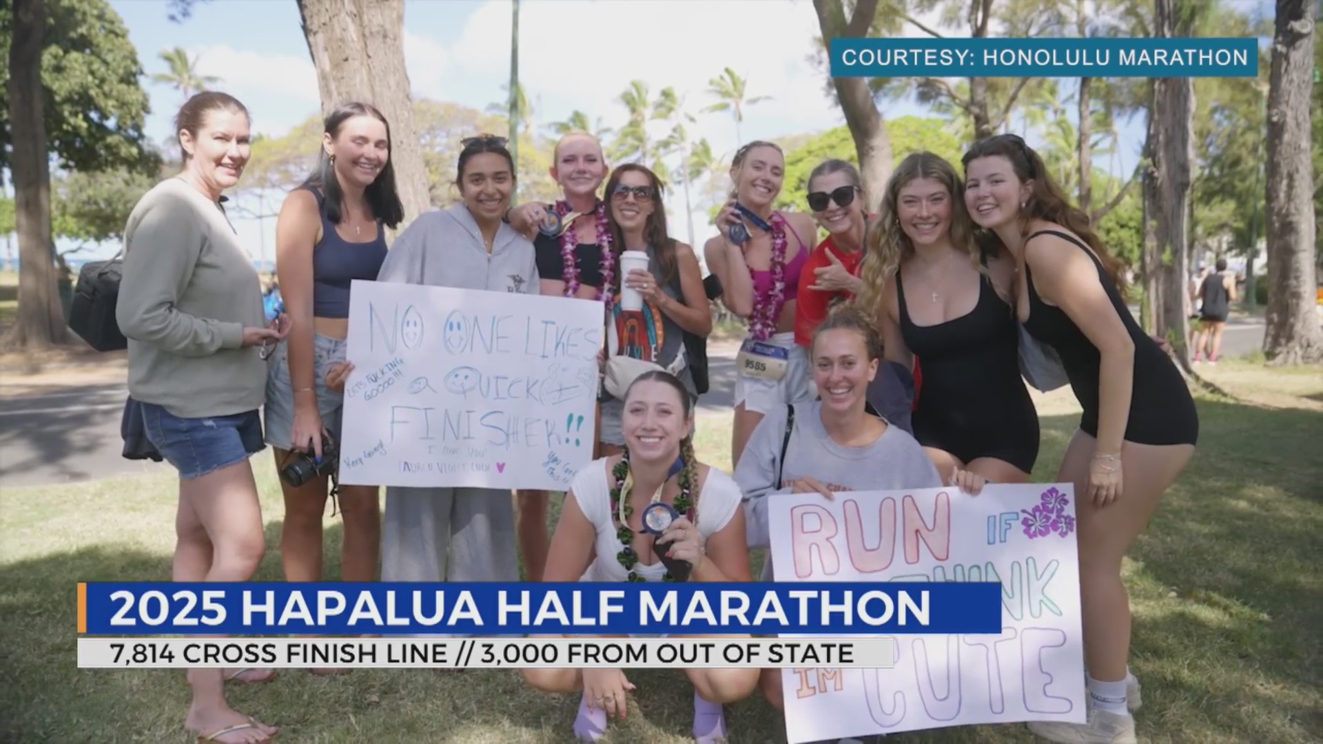 Thousands of racers traverse Waikiki streets for Hapalua Half Marathon – KHON2