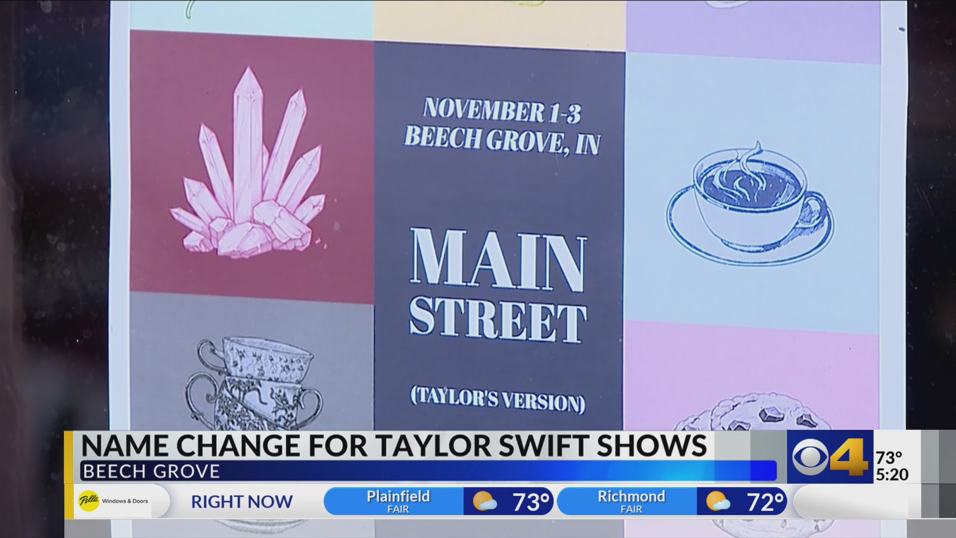Beech Grove undergoing name change for Taylor Swift shows – Fox 59
