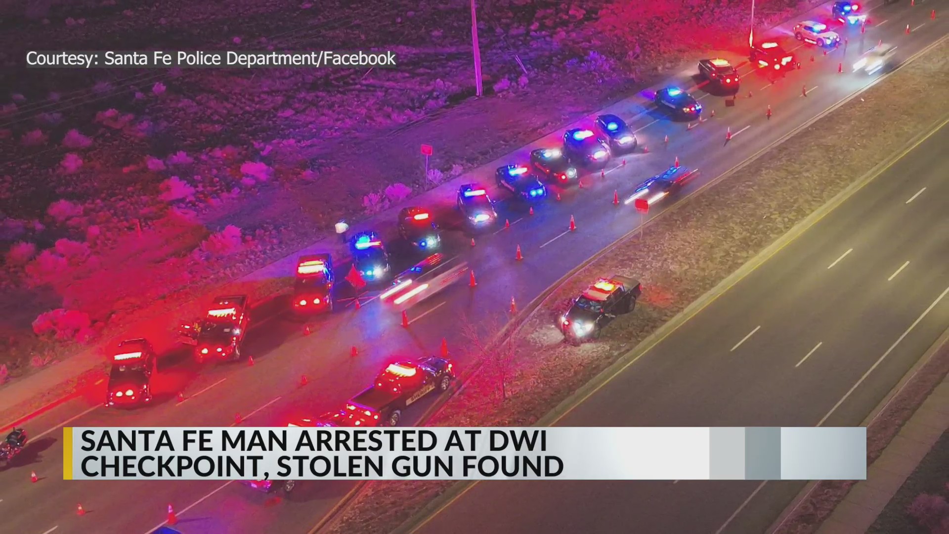 Santa Fe DWI checkpoint results in three DWI arrests – KRQE NEWS 13 ...