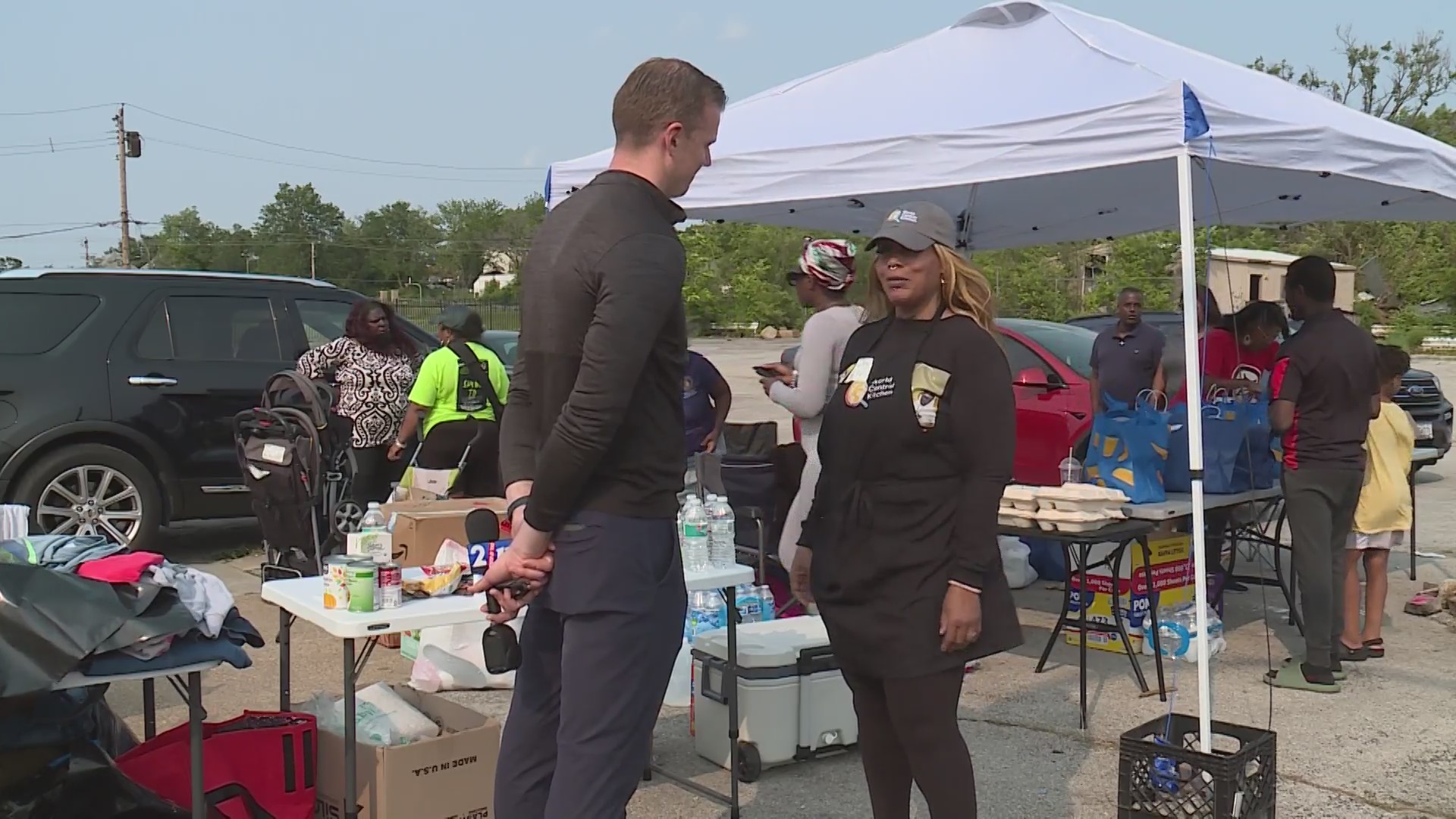 Tornado relief: Tents offer care packages for kids in need – FOX 2