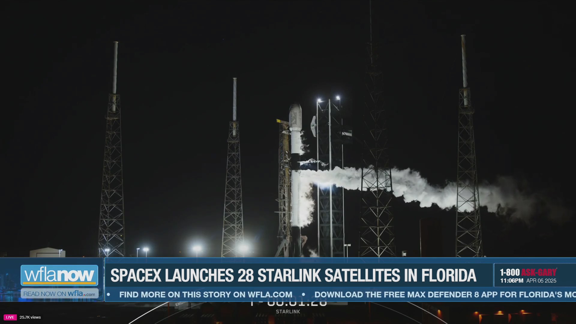 paceX launches 28 Starlink satellites – WFLA