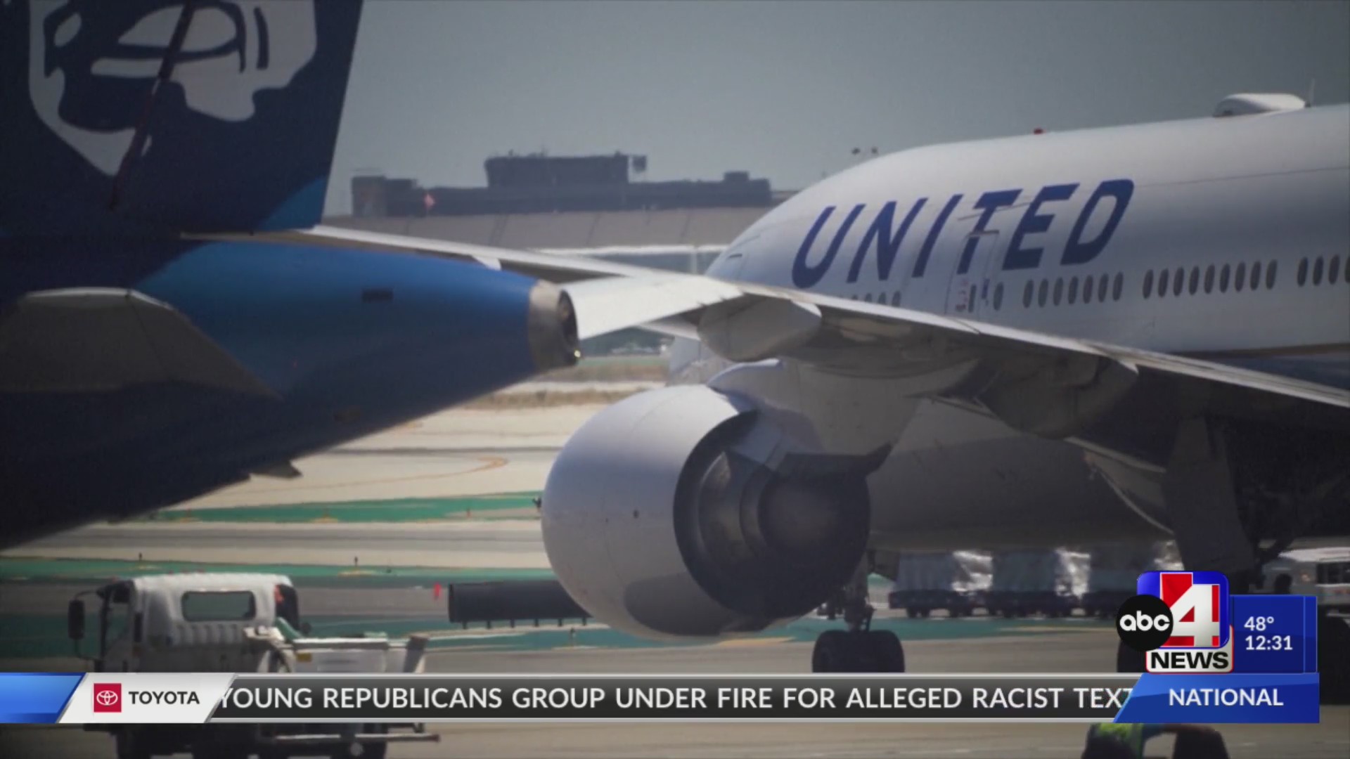 United Airlines flight diverted to Salt Lake City to address a cracked ...