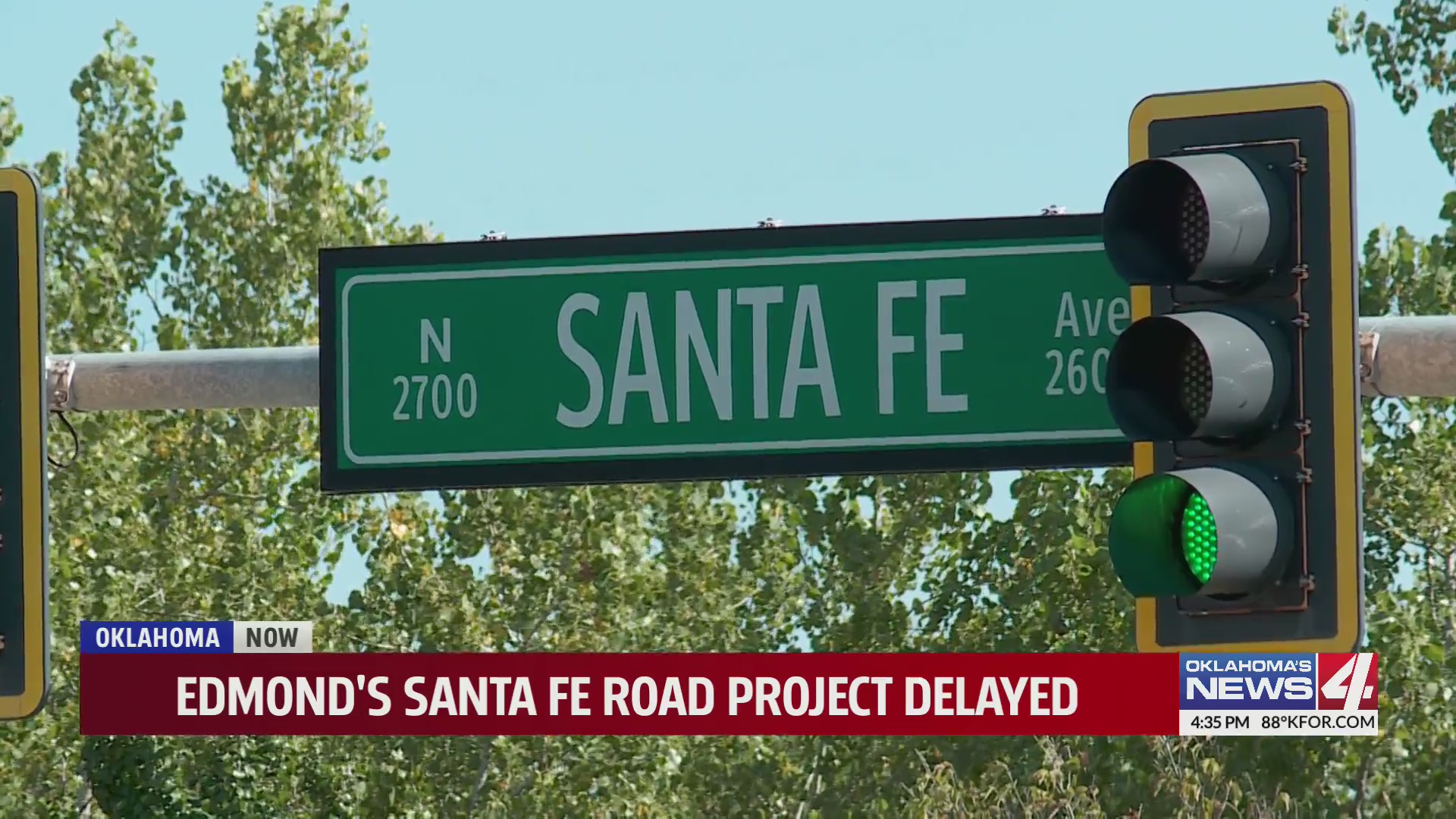 Edmond’s Santa Fe road project delayed – KFOR.com Oklahoma City