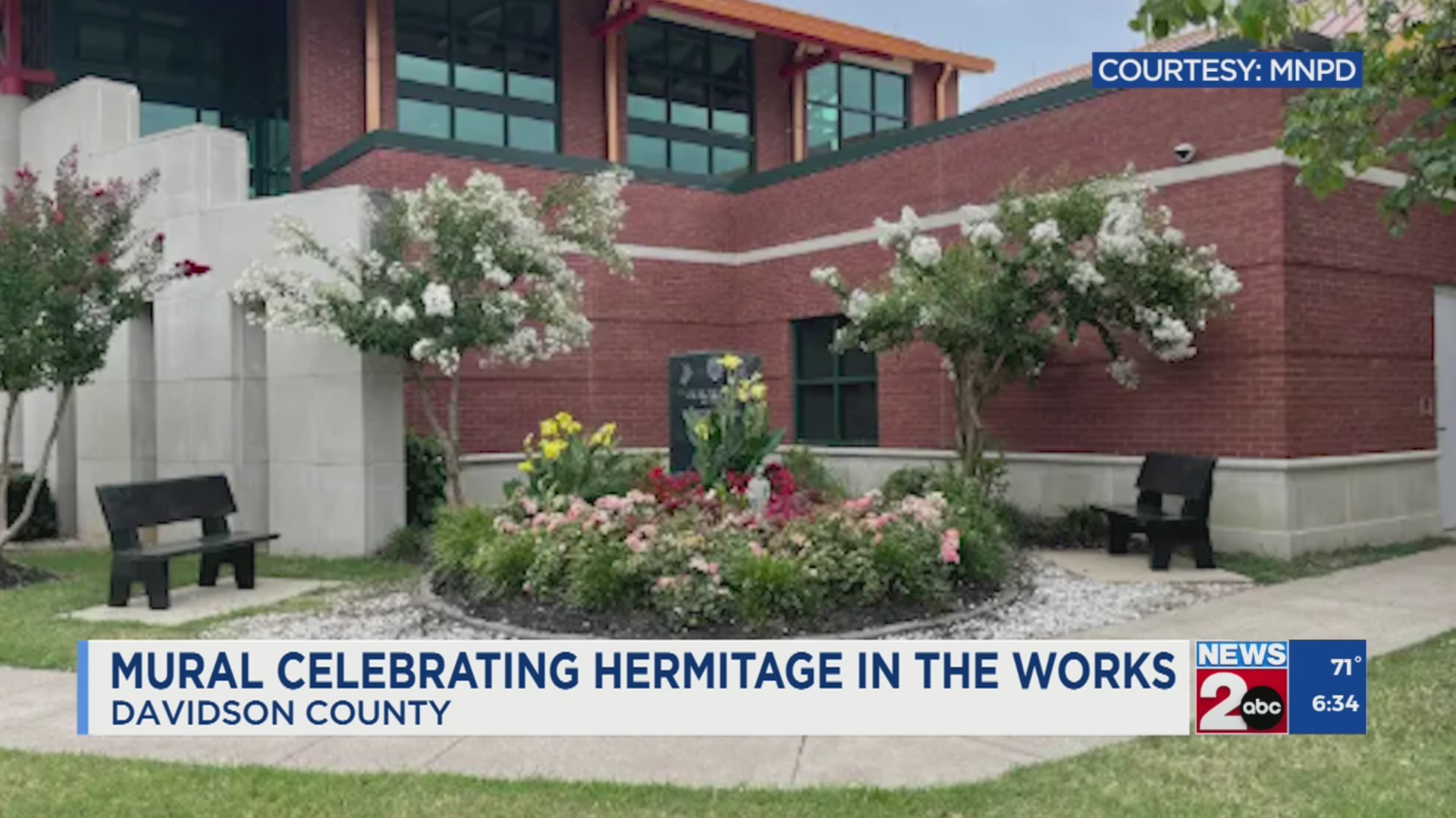 New mural for MNPD Hermitage Precinct in the works – WKRN News 2
