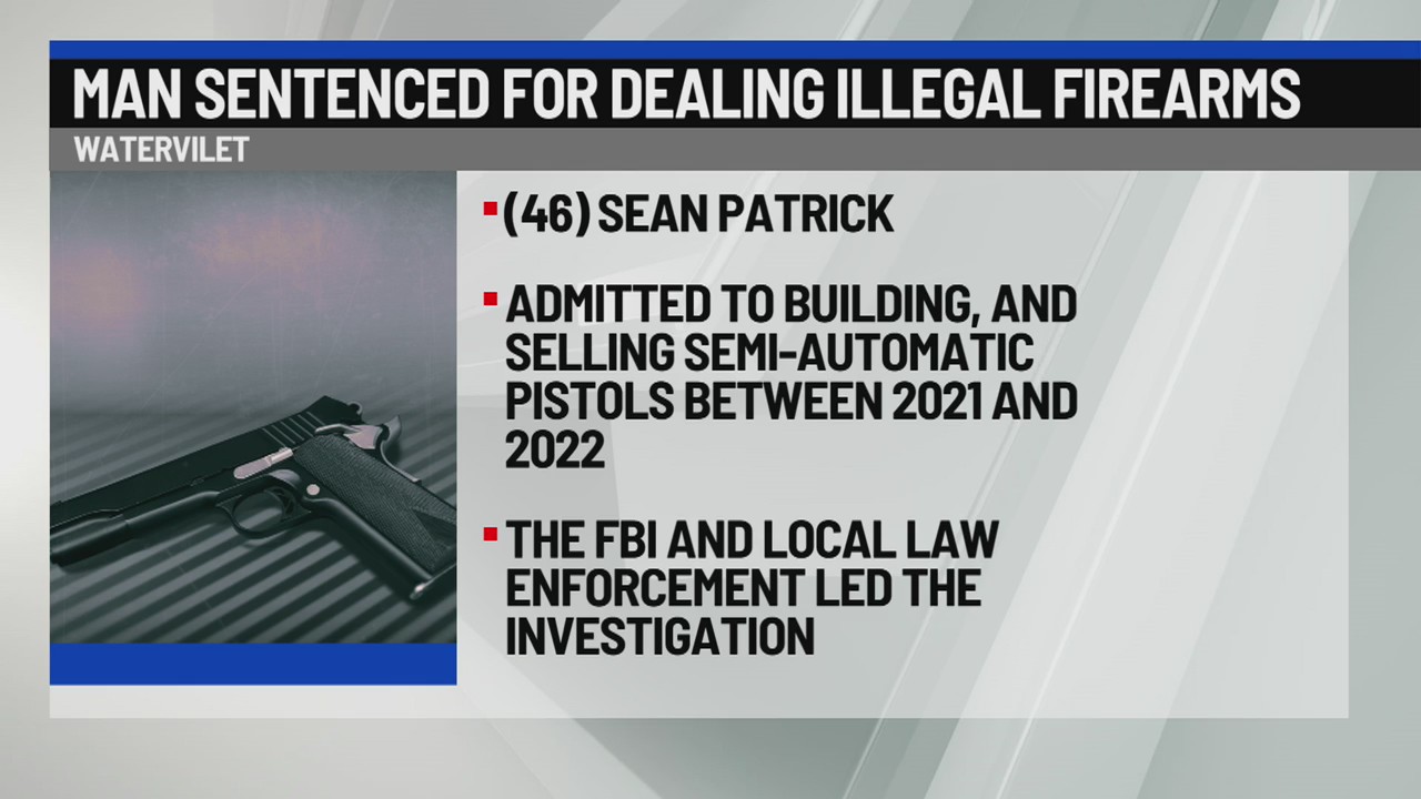 Man sentenced for dealing illegal firearms – NEWS10 ABC