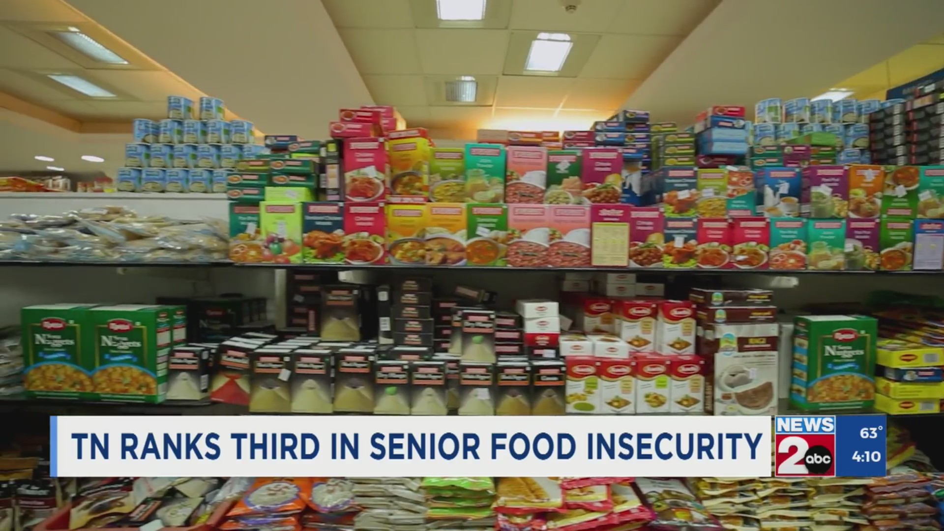 Tennessee ranks 3rd in senior food insecurity – WKRN News 2
