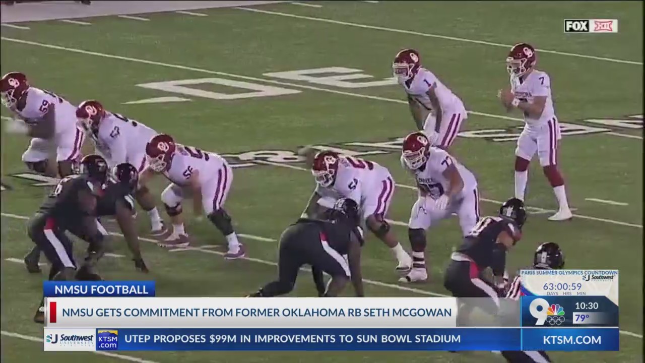 New Mexico State gets commitment from former Oklahoma RB Seth McGowan ...