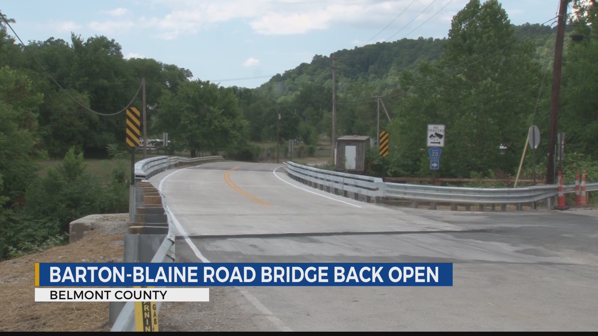 Bridge on Barton-Blaine Road reopens after construction – WTRF