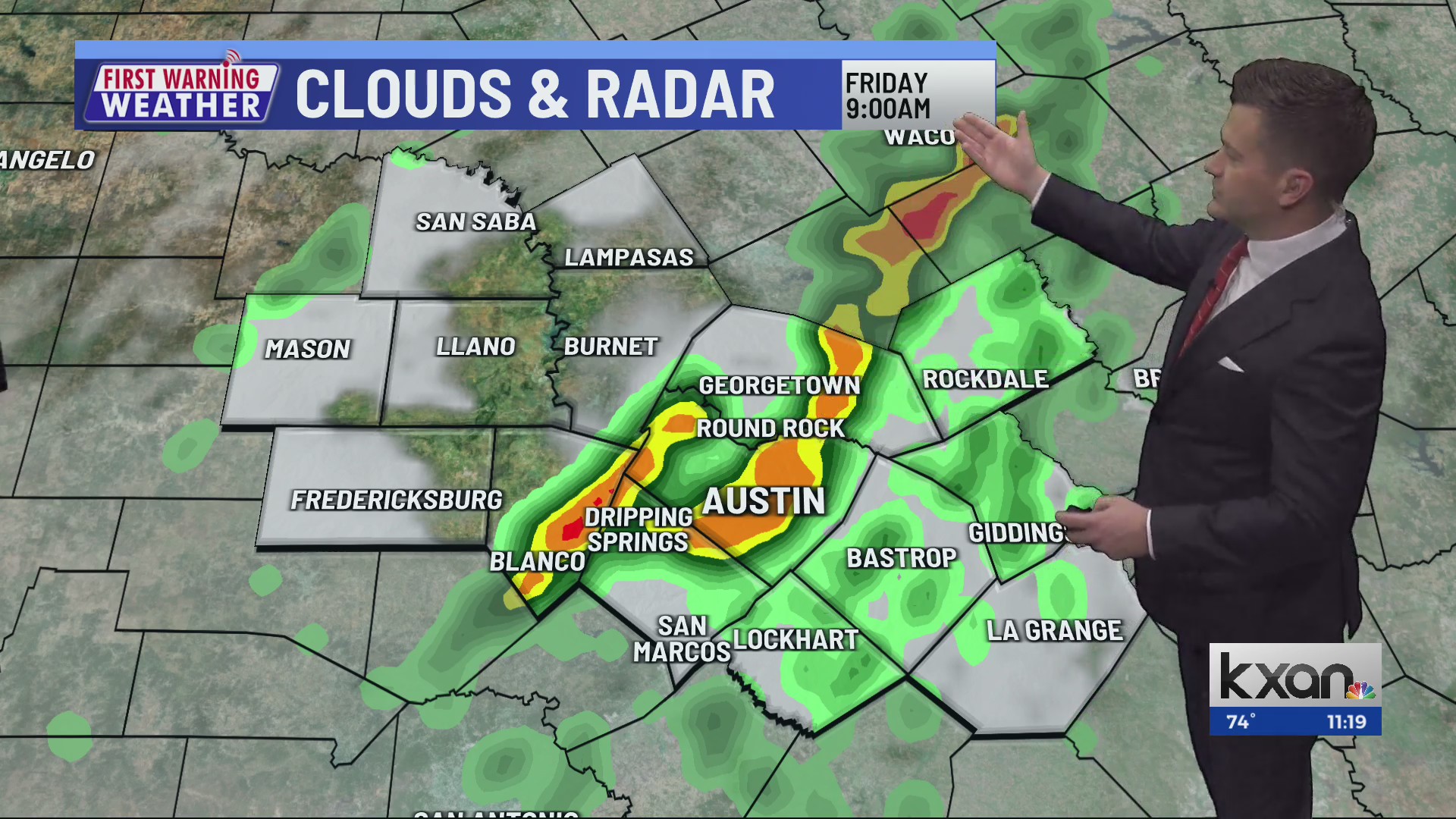First Warning Weather with Meteorologist Nick Bannin – KXAN Austin