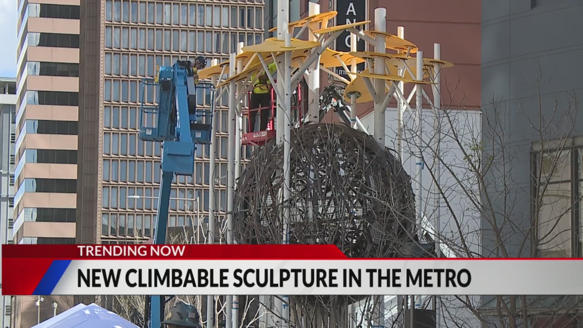 New climbable sculpture installed on 16th Street Mall – FOX31 Denver