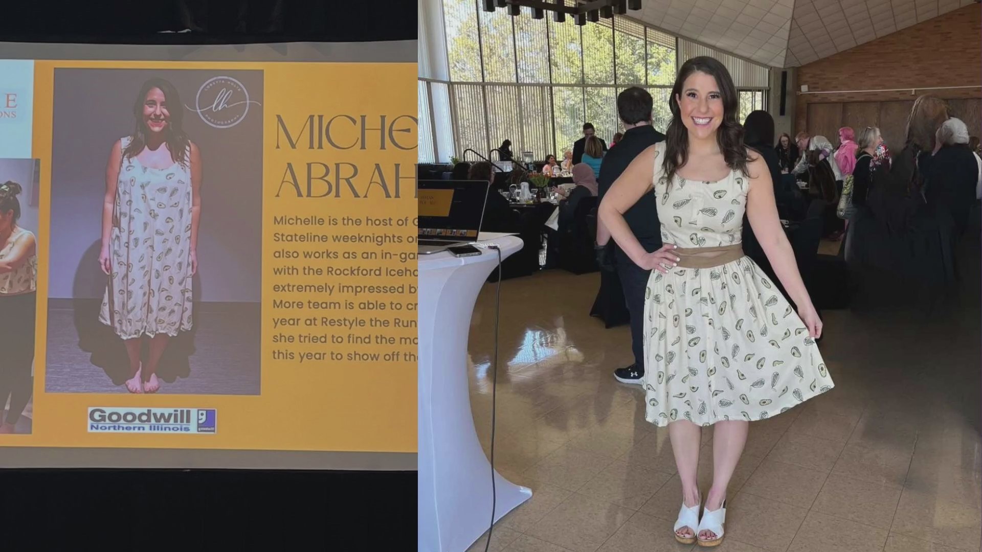 Michelle Rocks Avocado Dress at Restyle the Runway – MyStateline | WTVO ...