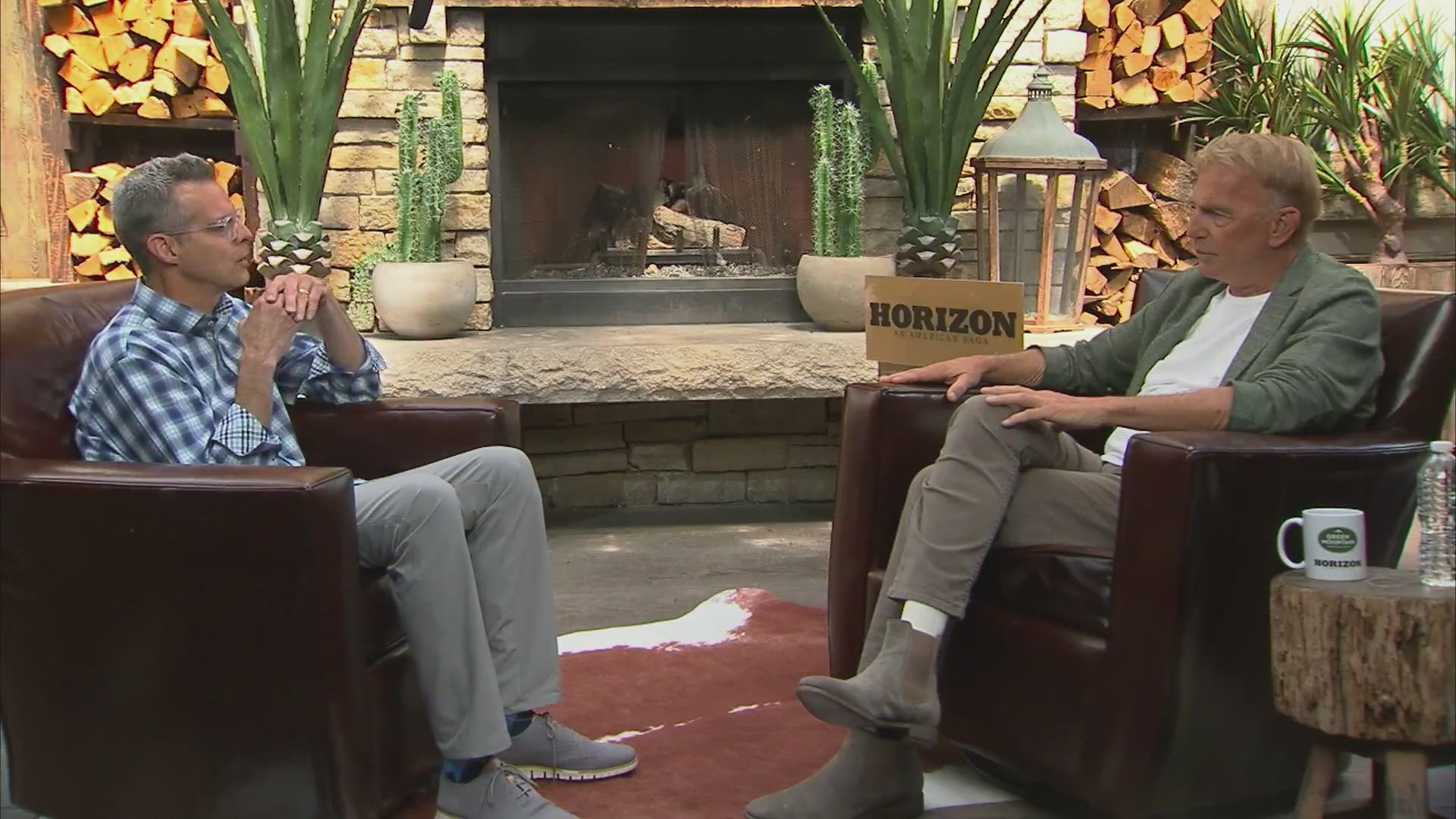 Tim Ezell talks with actor Kevin Costner about Horizon: An American ...