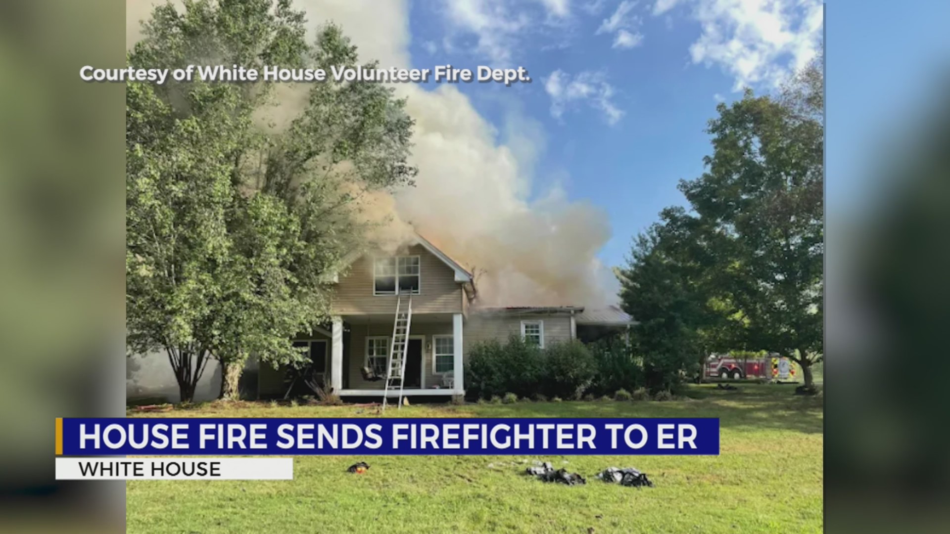 Firefighter brought to ER following structure fire in Sumner County ...
