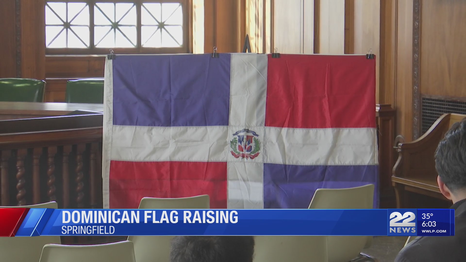 Dominican flag raising hosted at Springfield City Hall – WWLP