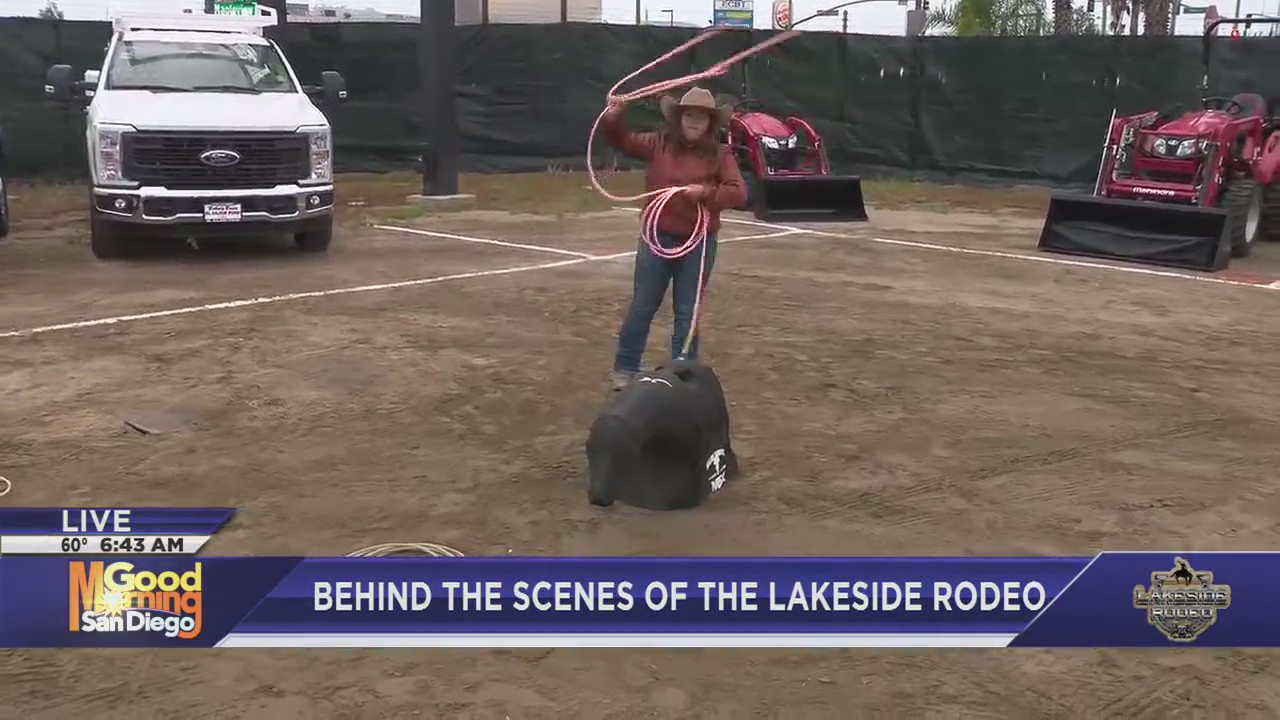 Behind the scenes of the Lakeside Rodeo: Youth ropers practice ahead of ...