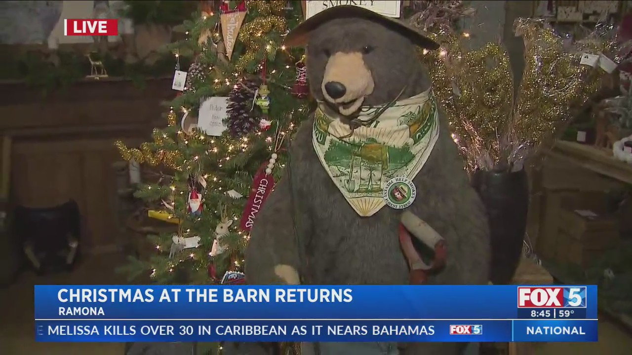 ‘Christmas at the Barn’ returns to Ramona – FOX 5 San Diego & KUSI News