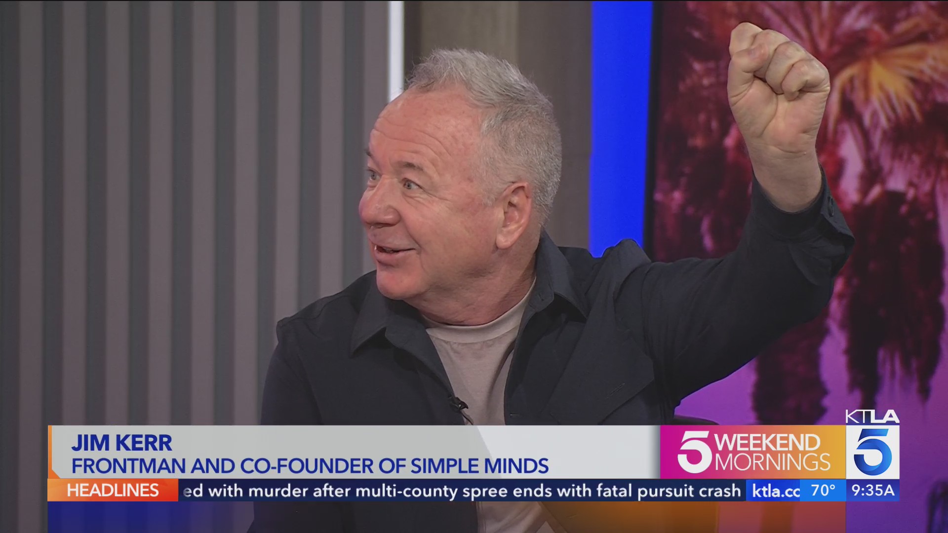 Jim Kerr talks upcoming tour ‘Simple Minds’ Alive & Kicking’ – KTLA