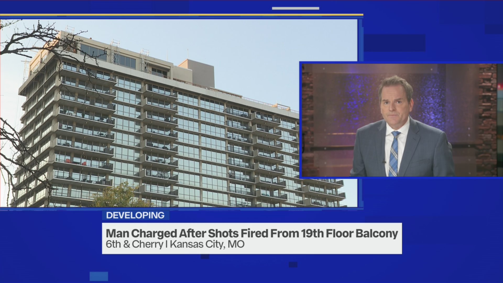 Man charged after shots fired from downtown Kansas City apartment – FOX ...