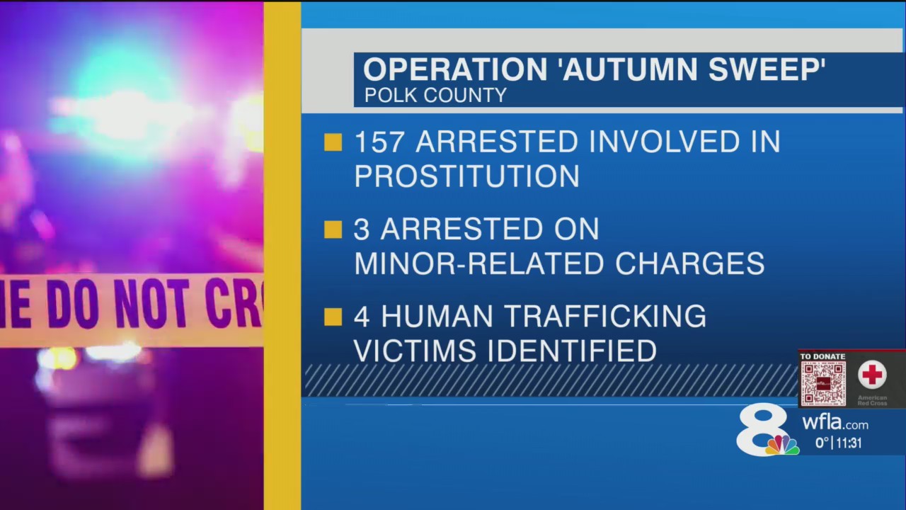 157 arrested in Polk County human trafficking operation – WFLA