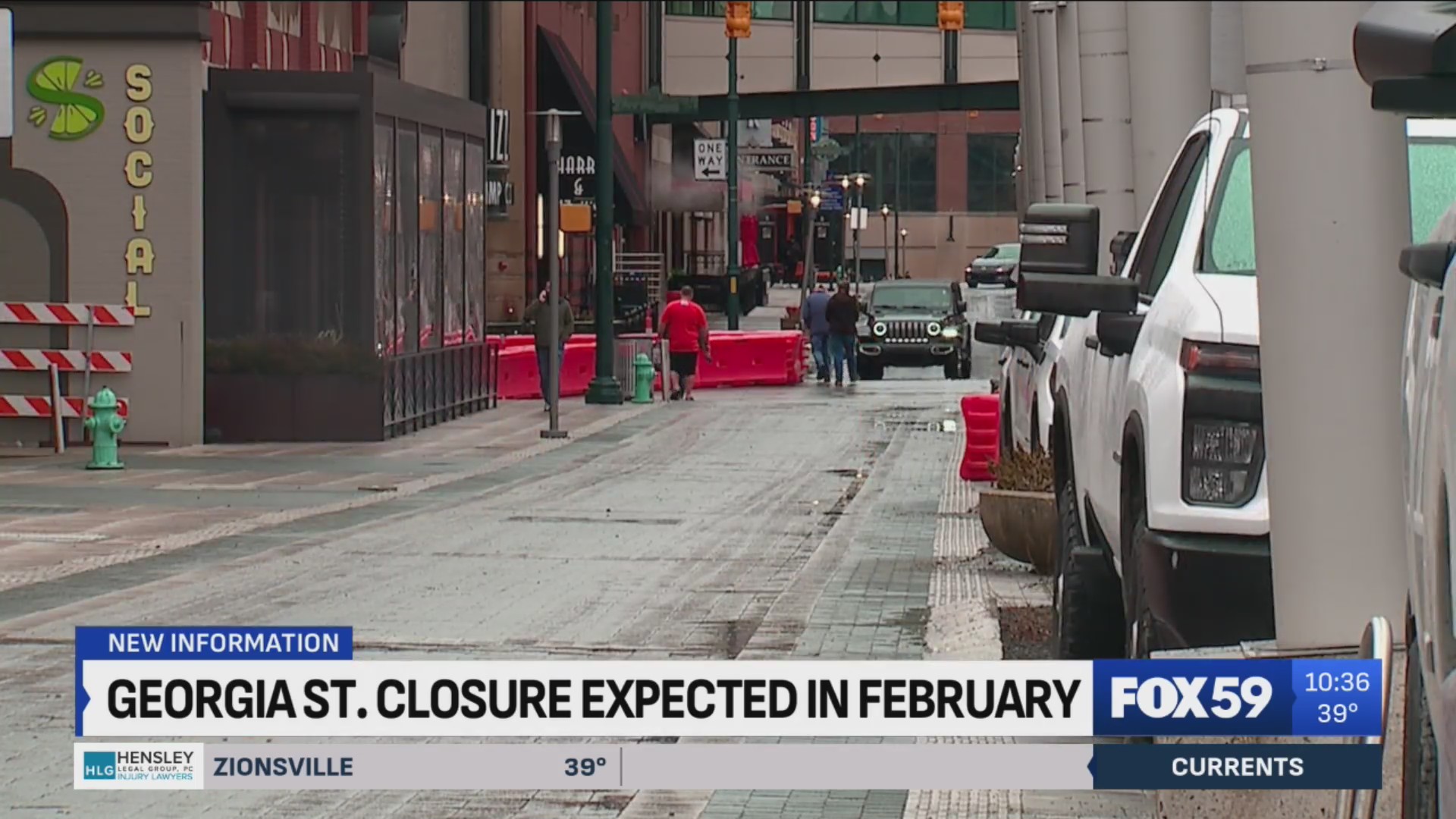 City to close the west portion of Georgia Street through 2026 – Fox 59