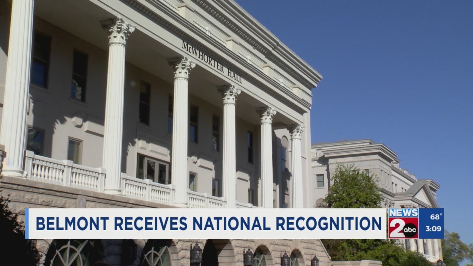 Belmont University receives national recognition – WKRN News 2