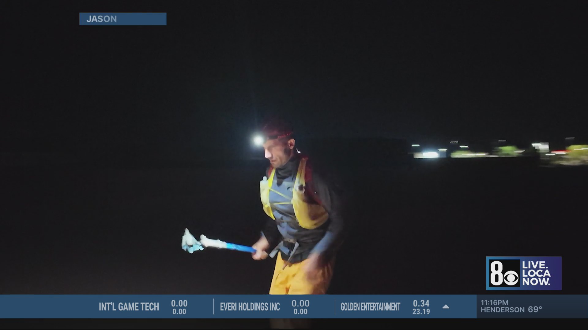 Man stops in Las Vegas during 3K mile cross-country run – KLAS
