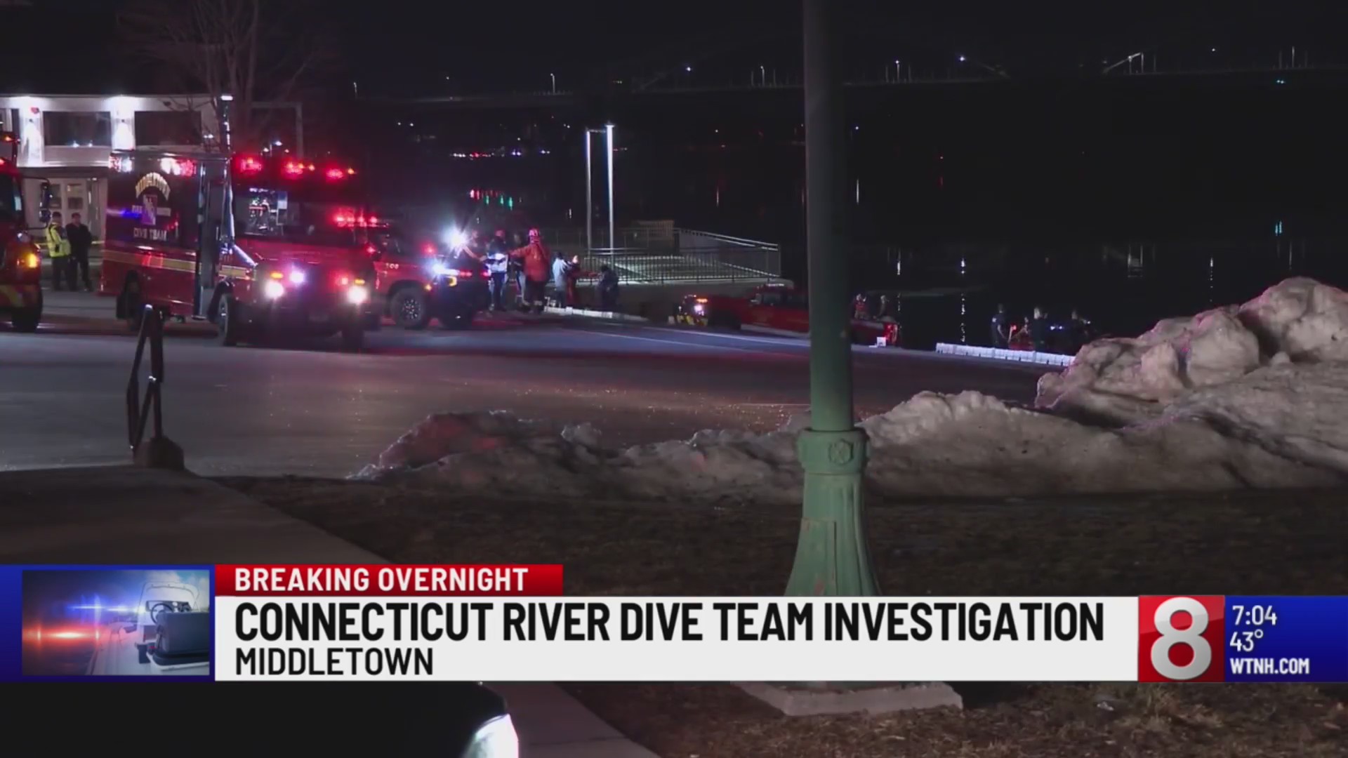 Dive teams search Connecticut River following report of car driving ...