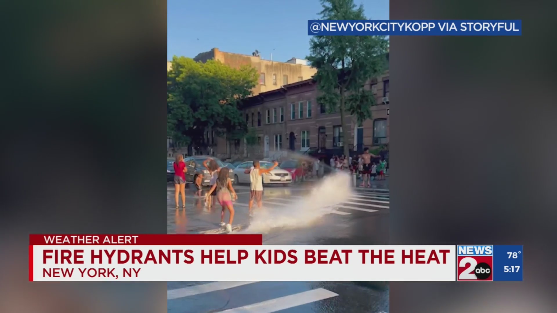 Fire Hydrants Help Kids Beat The Heat Wkrn News 2