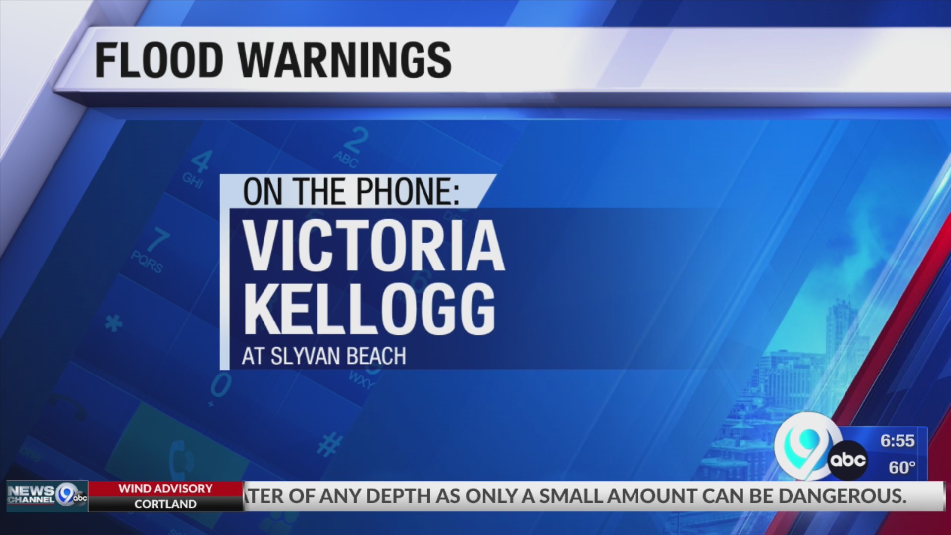 Newschannel 9’s Victoria Kellogg talks flooding conditions at Sylvan ...